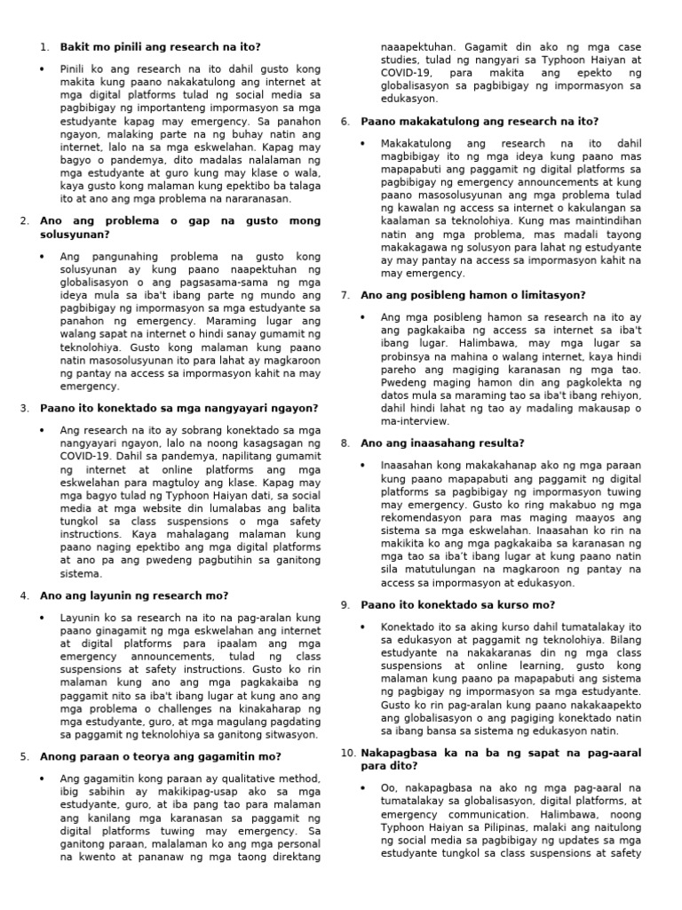 Possible Question N Ans | PDF