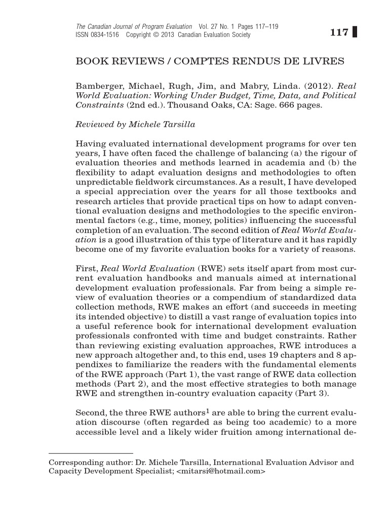 Tarsilla 2023 Bamberger Michael Rugh Jim and Mabry Linda (2012) Real ...