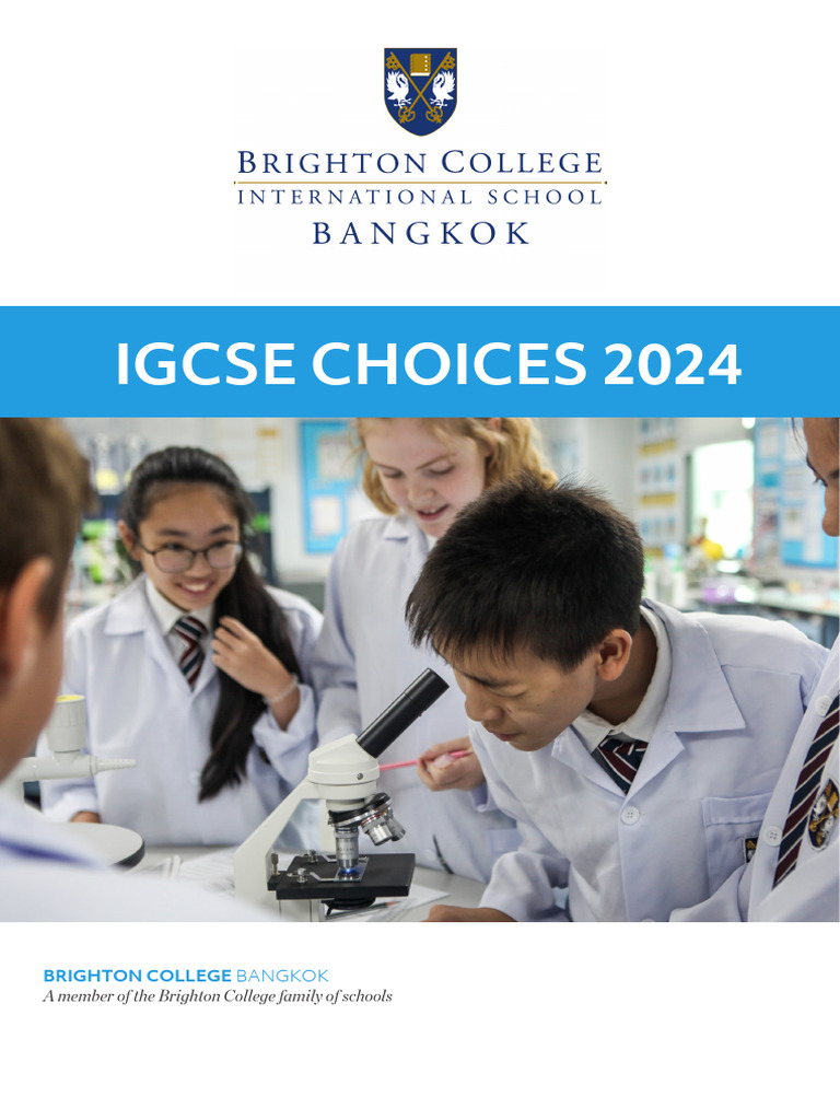 IGCSE Options Book 2024 | PDF | Curriculum | Standard Chinese