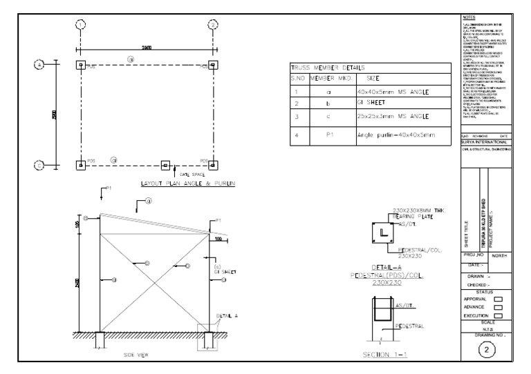 Tripura 30 KLD ETP Shed Design Details | PDF