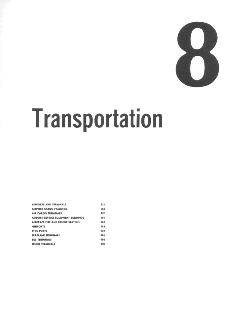 Time-Saver Standards For Building Transportation | PDF | Airport ...