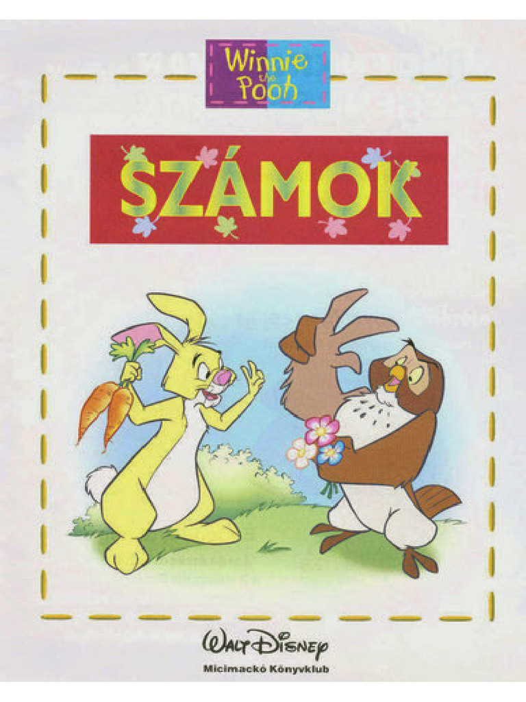 Disney Micimackó - Számok | PDF