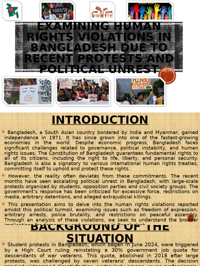 Human Right Presentation | PDF | Torture | Rights