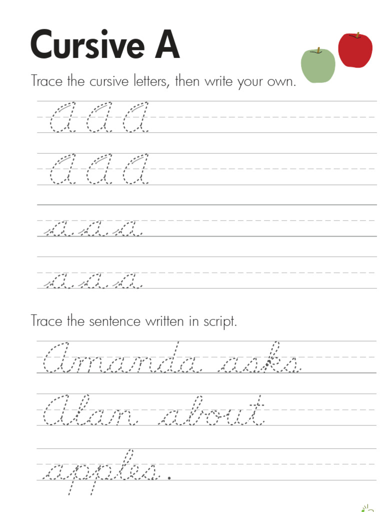 Cursive Writing Practice Worksheets | PDF | Writing | Graphemes