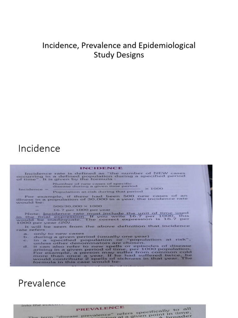 p14 Supplimentary PPT On Epidemiology | PDF