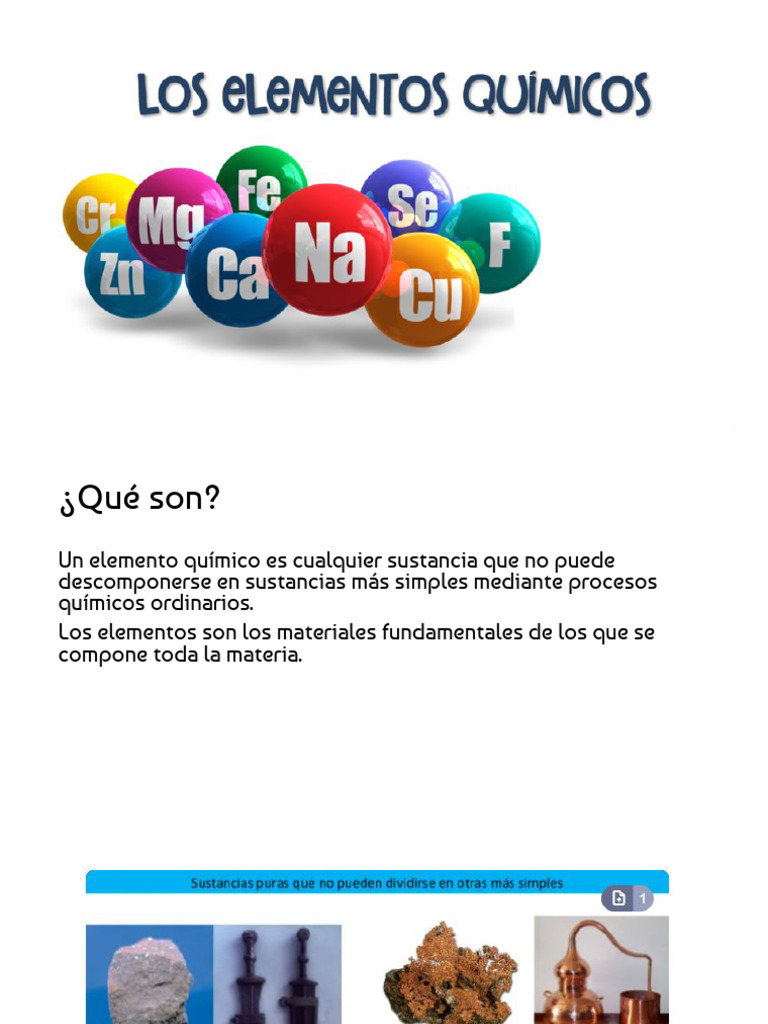 Elementos Químicos y su Historia | PDF | Tabla periódica | Química