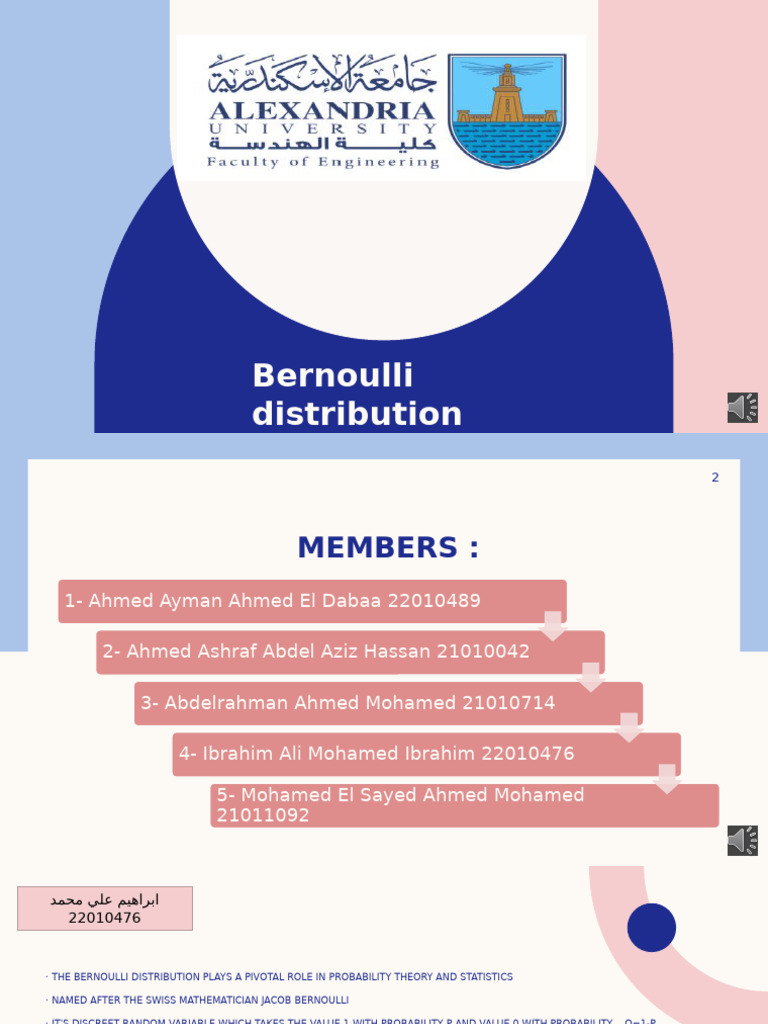 Bernoulli Distribution (Autosaved) | PDF | Probability Distribution ...
