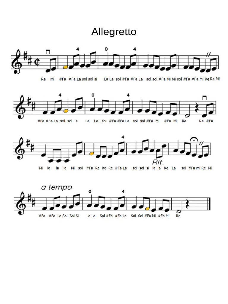 Allegretto | PDF
