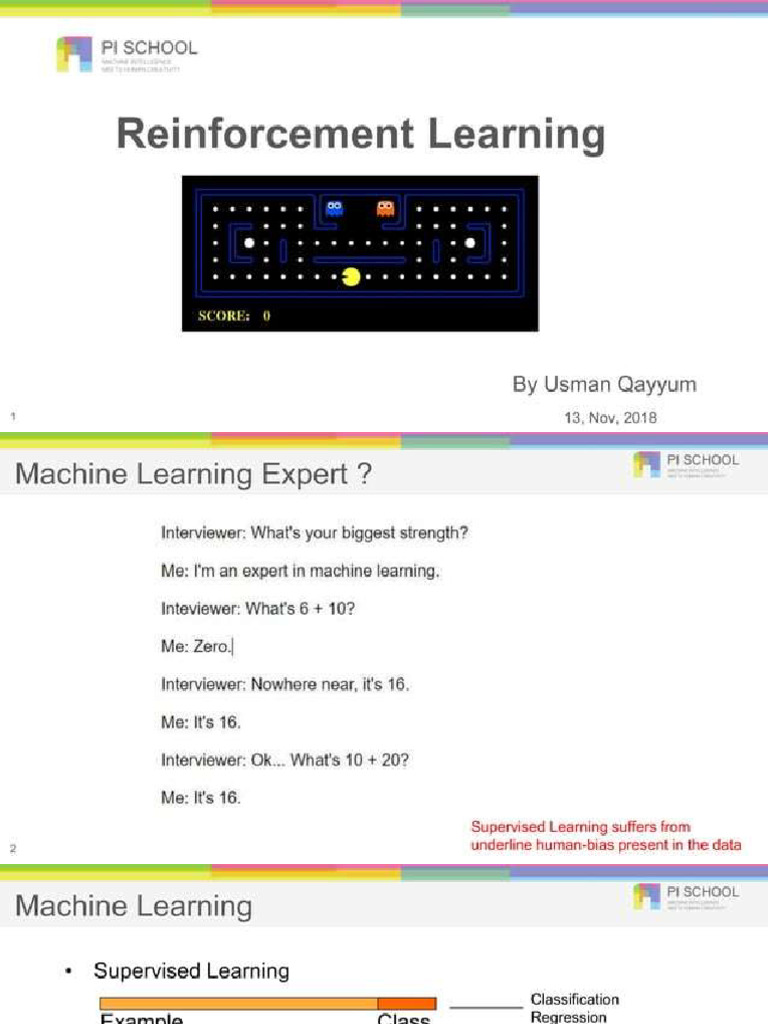 Deep Reinfrocement Learning, Markov Decision process and deep Q ...