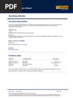 Solvalitt Alu Technical Data Sheet | PDF | Abrasive | Building Materials