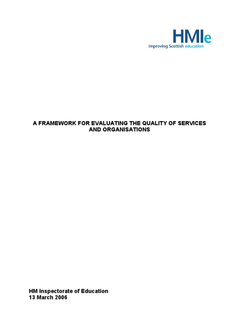 Quality Evaluation Framework for Services | PDF | Business