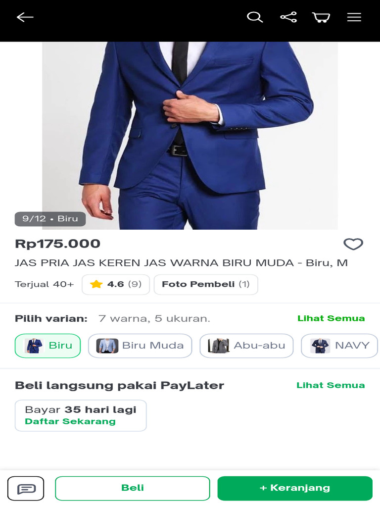 Jual Jas Pria Jas Keren Jas Warna Biru Muda - Bir… | PDF