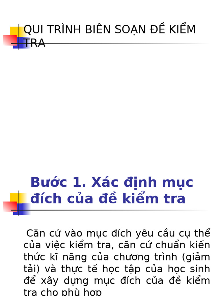 Quy Trinh Bien Soan de Ma Tran de | PDF