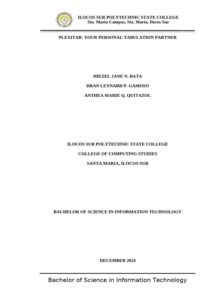 PLEXITAB: Tabulation System for Events | PDF | Usability | System