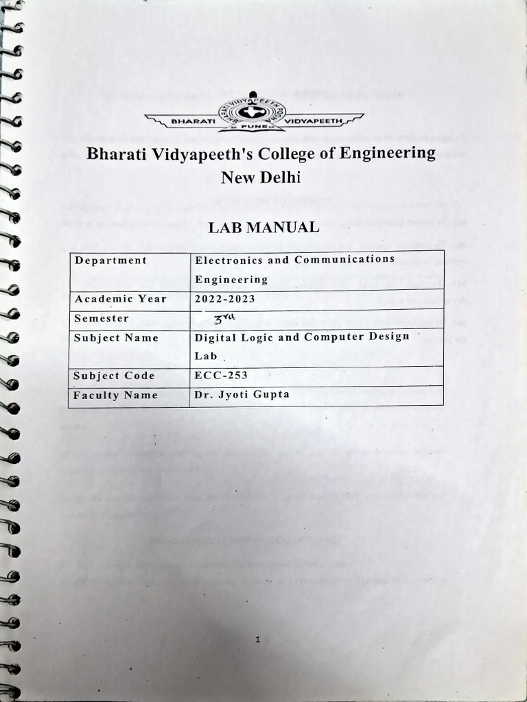 DLCD Lab Manual | PDF