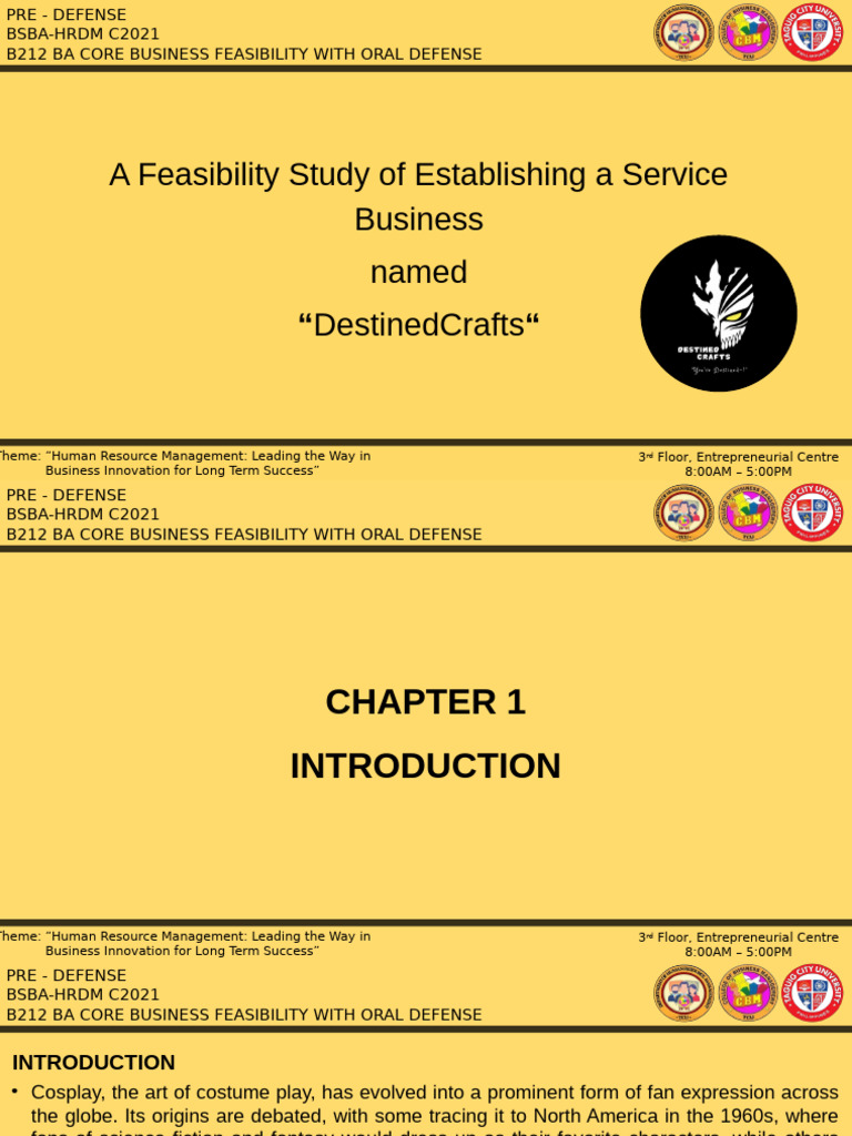 Pre Defense Presentation Group 4 | PDF | Cosplay | Waste Management
