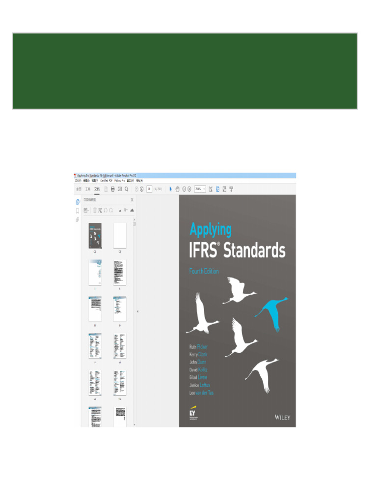 Full (Original PDF) Applying Ifrs Standards, 4th Edition PDF All Chapters | PDF | International ...