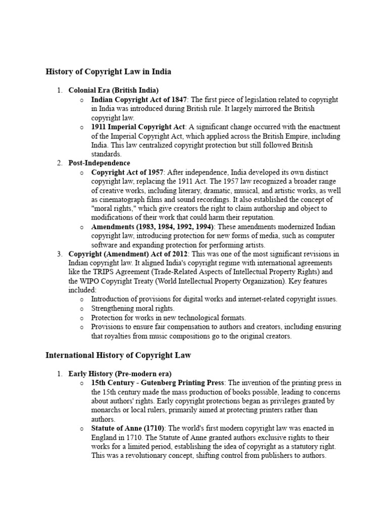 Law of Copyright | PDF | Copyright | Intellectual Property