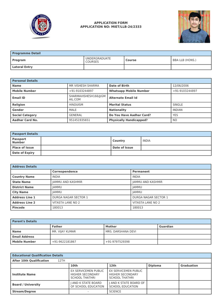 Application_form_MIET_LLB-24_2333 | PDF
