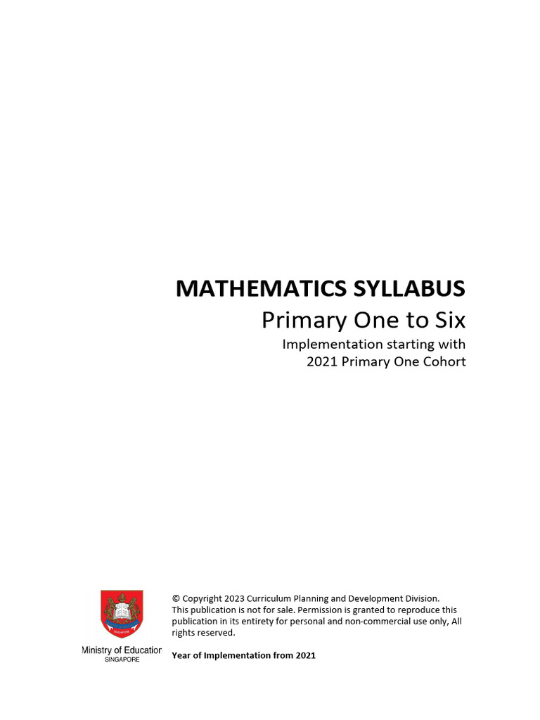 Primary Mathematics | PDF | Educational Assessment | Mathematics