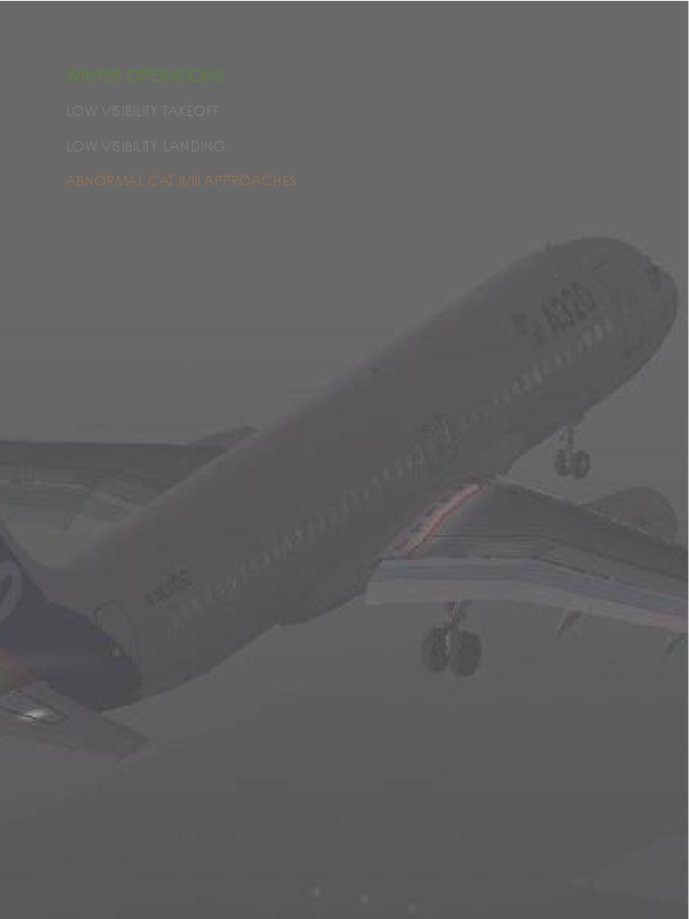 Low Vis | PDF | Aviation | Aircraft