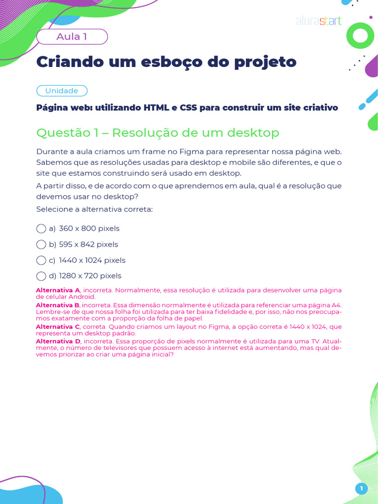 Página Web - Utilizando HTML e CSS para Construir Um Site Criativo ...