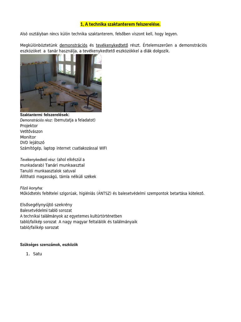 Technika Tételek | PDF