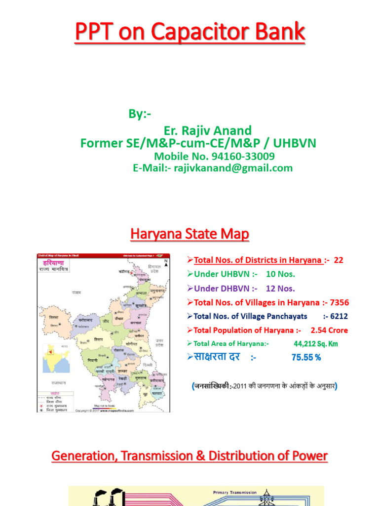 330 - PPT On Capacitor Bank | PDF | Electric Power | Ac Power