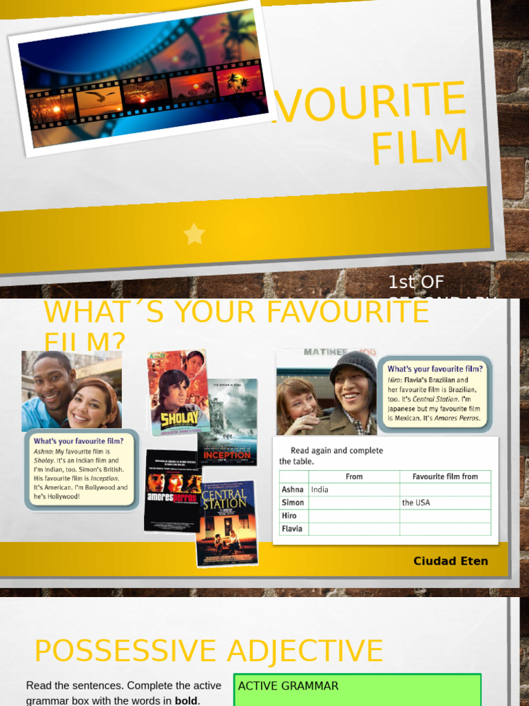 1ero-My Favourite Film | PDF
