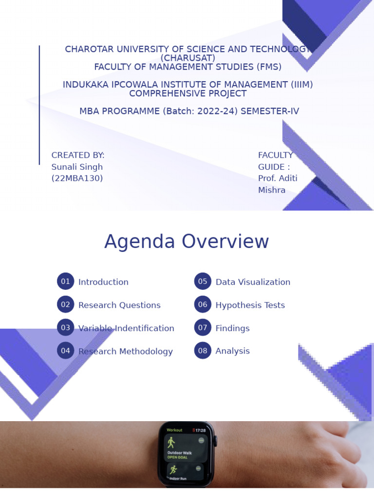 22mba130 Cp Final | PDF | Methodology | Hypothesis