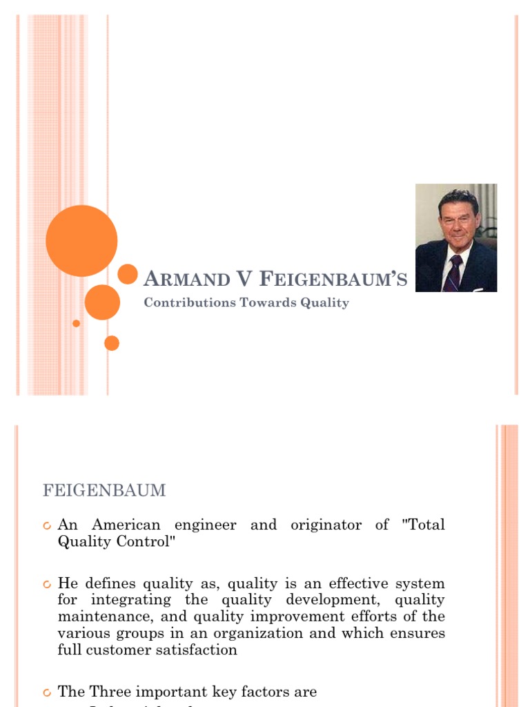 Armand V Feigenbaum's | PDF
