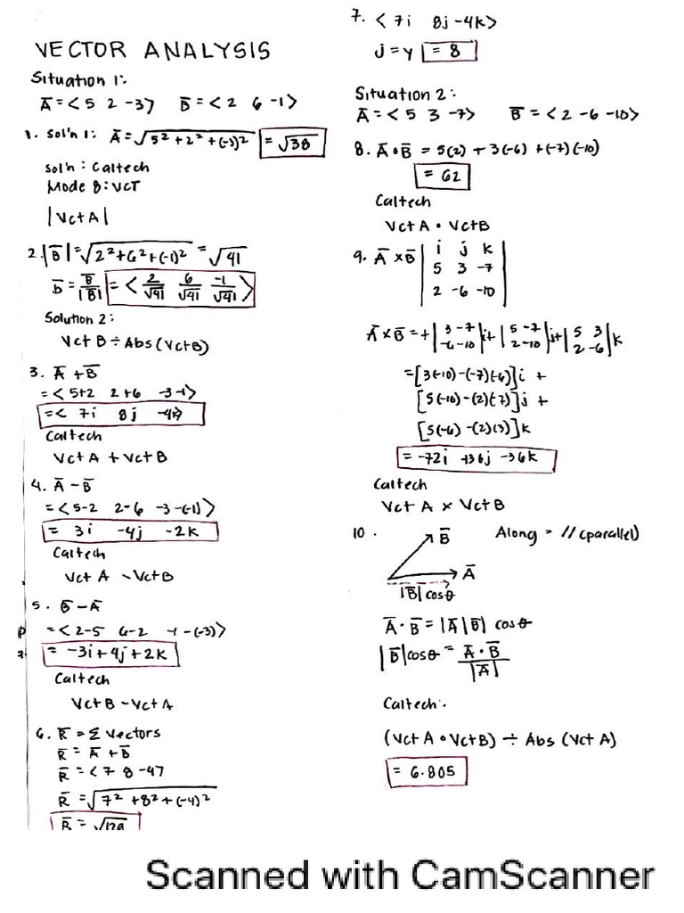 Vector Analysis | PDF
