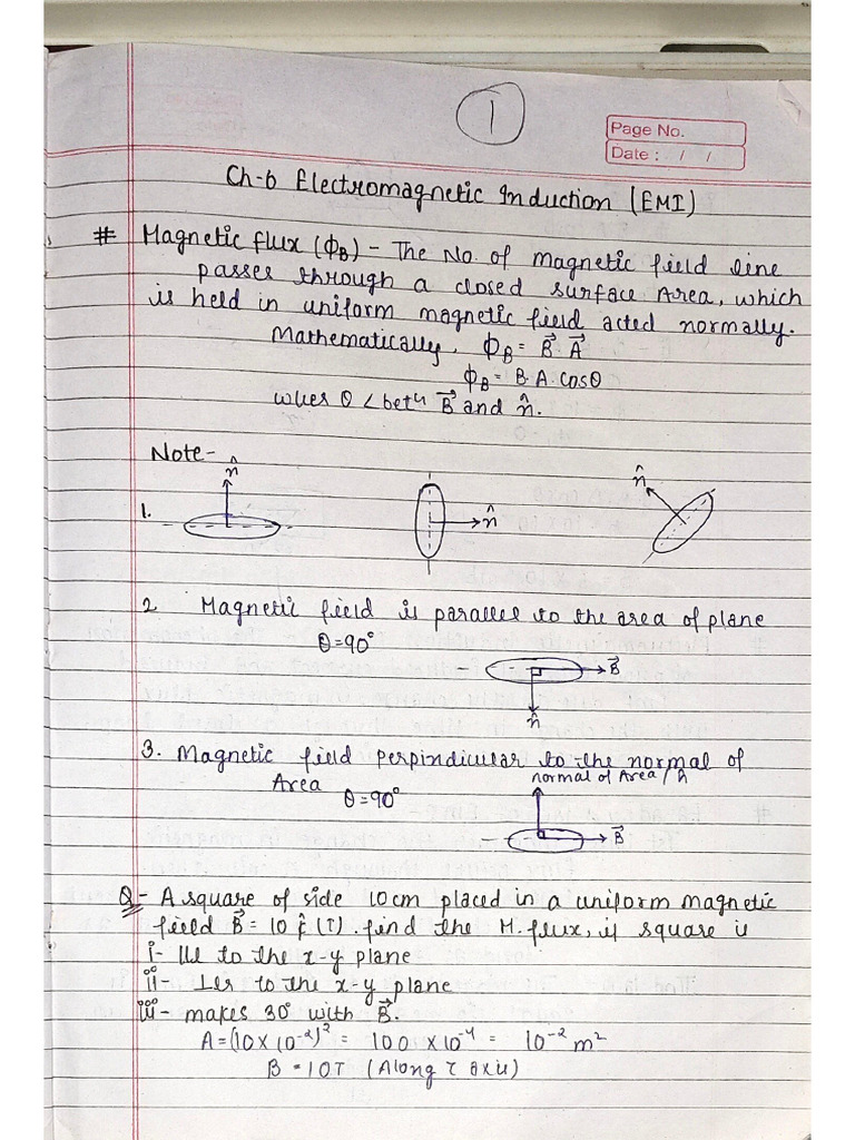 Physics CH 6 Class 12 by Bhupendra Sir | PDF
