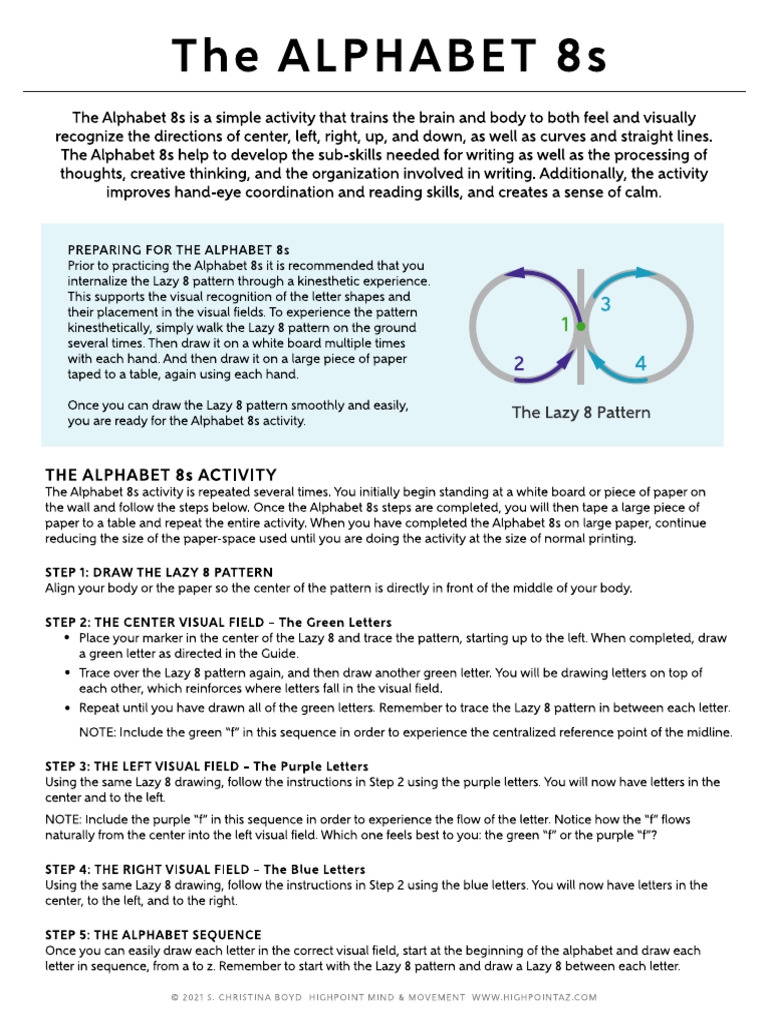 Handout Alphabet8s | PDF