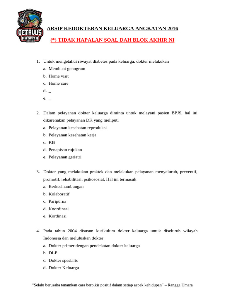 2016 - Arsip Kedkel | PDF