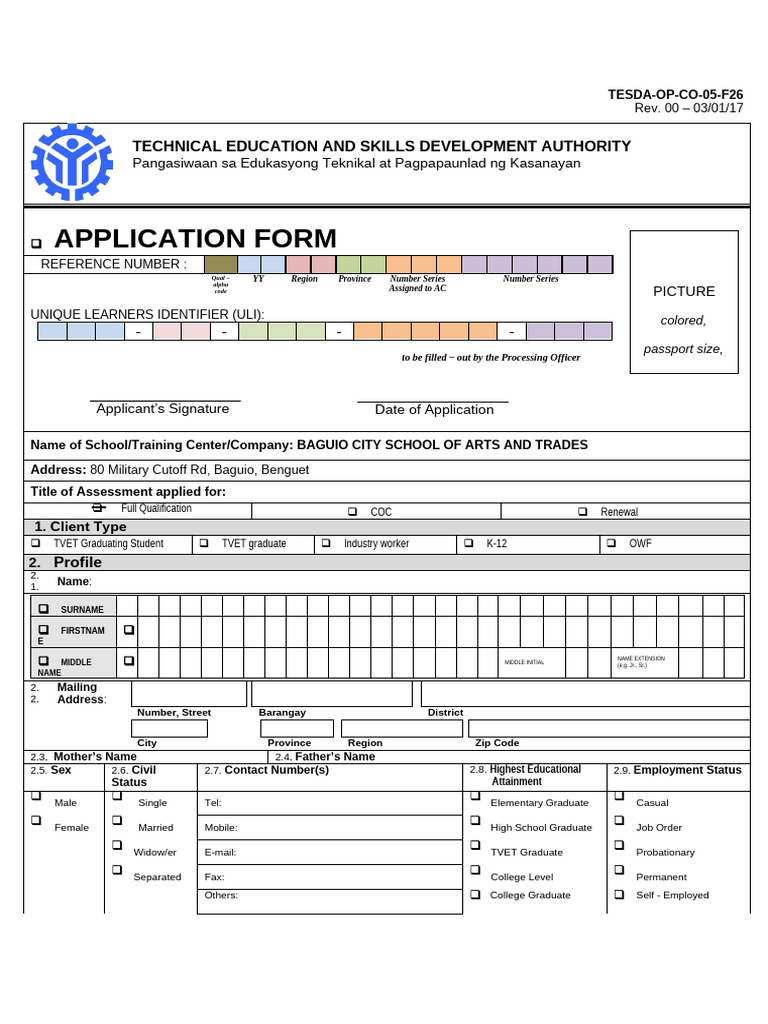 BCSAT-ASSESSMENT-FORM | PDF