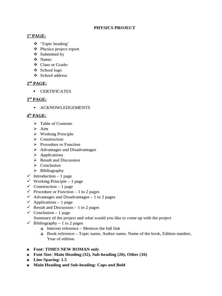 PHYSICS Investigatory PROJECT - Grade 11 | PDF