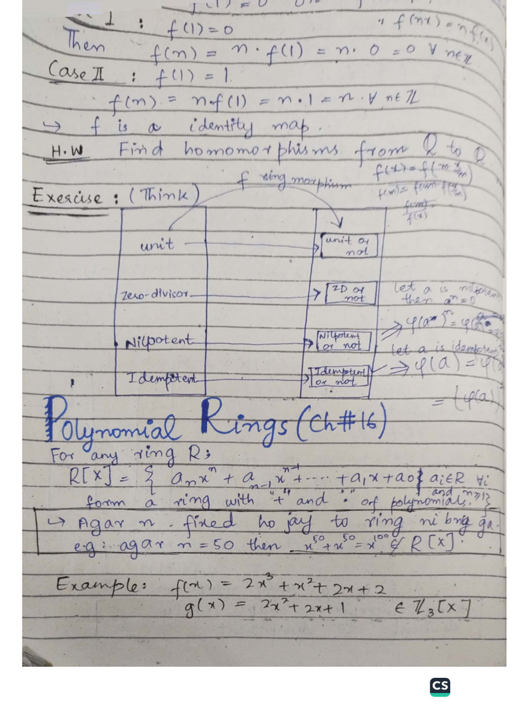 Polynomial Ring | PDF