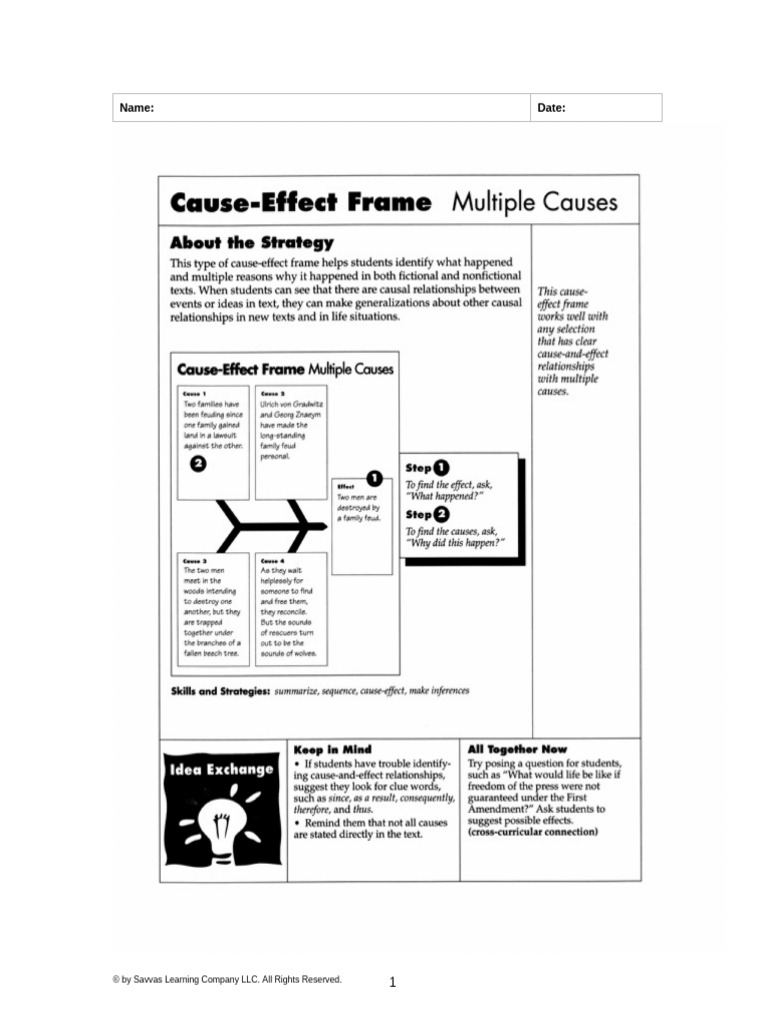 Savvas Learning Company Document Template | PDF