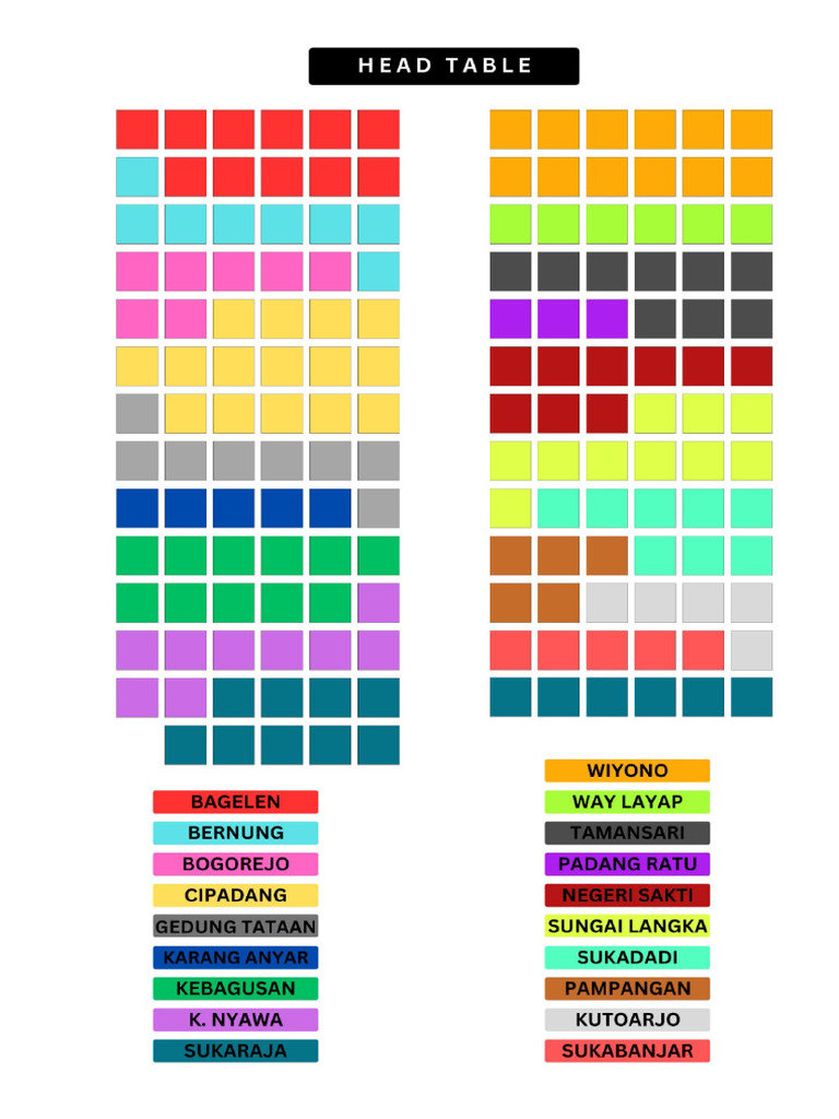 Layout Kursi Pelantikan-1 | PDF