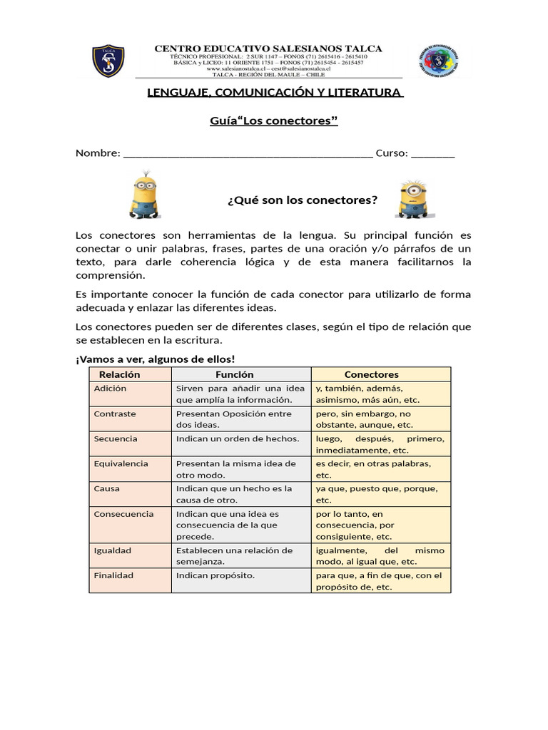 Guía Conectores | PDF