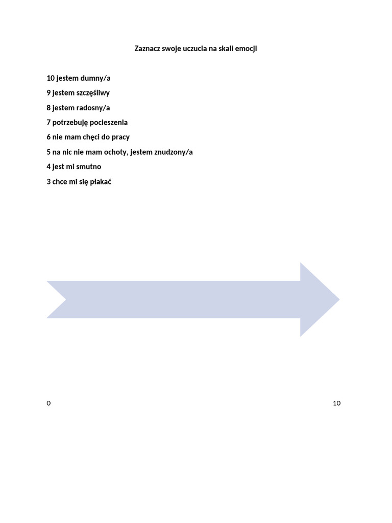Skala Uczuc Ü | PDF