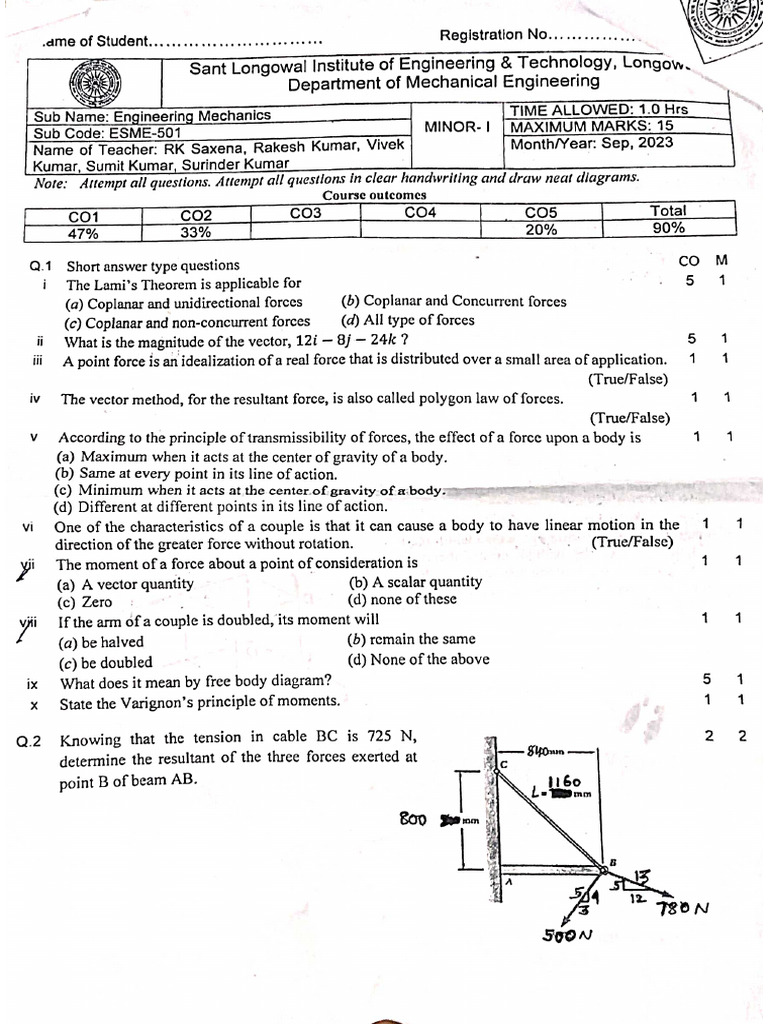 Previous Year Question | PDF