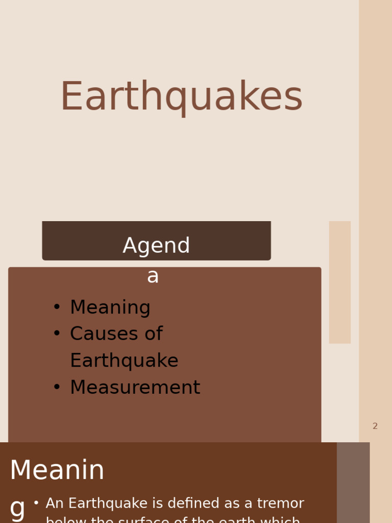 Earthquakes 9th (Practice Teaching) | PDF
