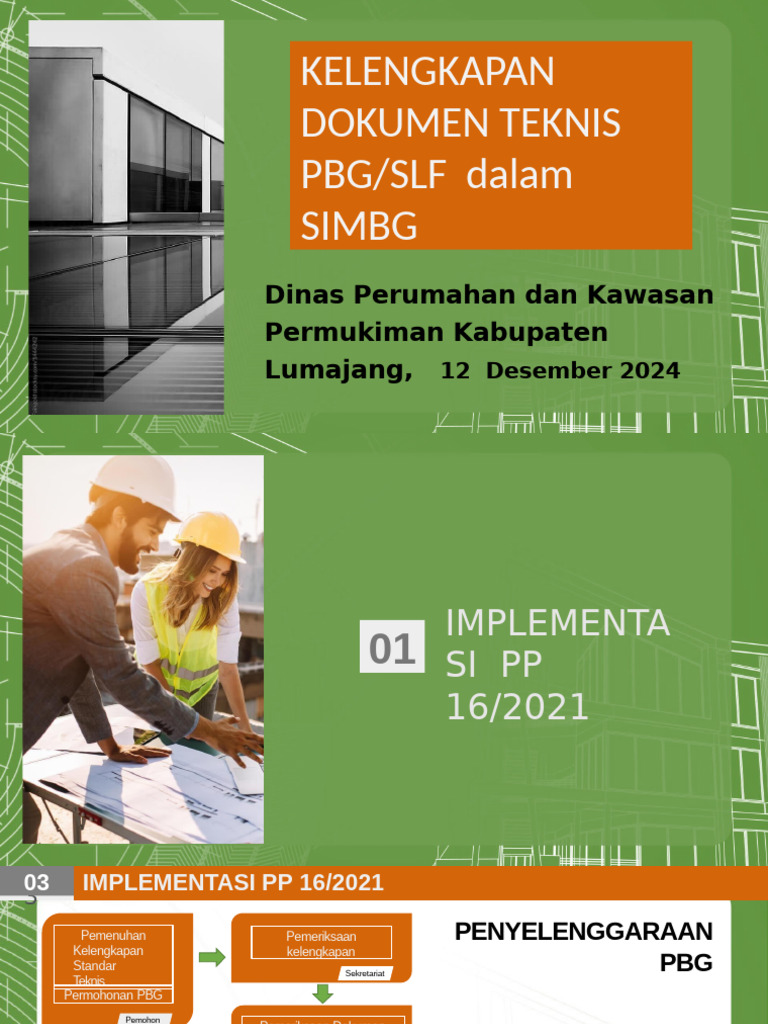 DPKP Kelengkapan Data Teknis PBG Dan SLF | PDF