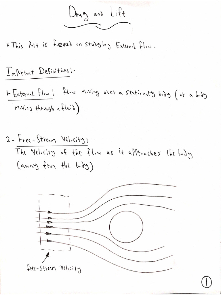 Sec 8 Drag & Lift | PDF