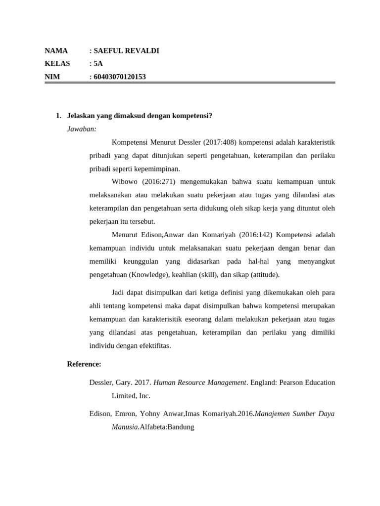 Jawaban Uas Saeful R | PDF