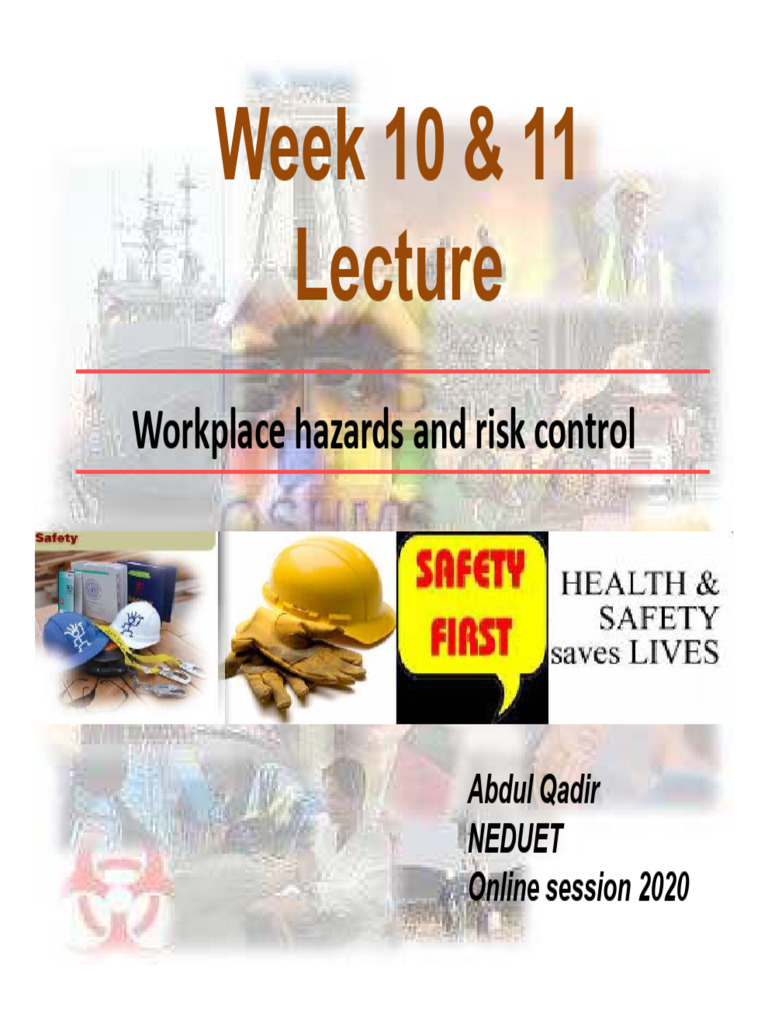 HSE Handout Week 10 & 11 | PDF | Fires
