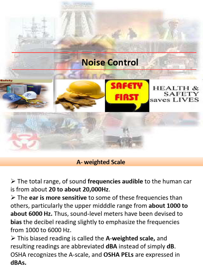 HSE Handout Week 8 | PDF | Noise | Decibel