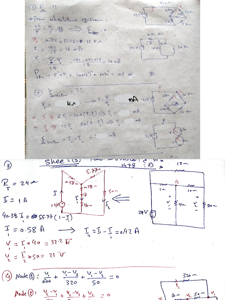 Sol sheet 3 Circuts(1) | PDF